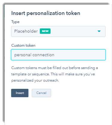 New HubSpot Feature: Personalization Token "Placeholder"